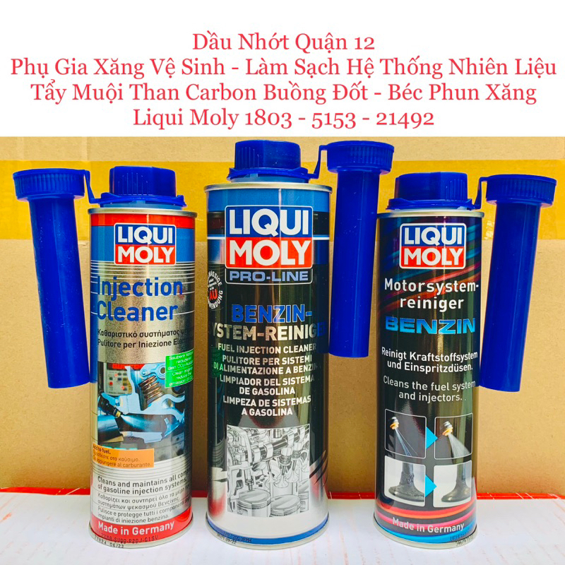 Phụ Gia Súc Béc Xăng Kim Phun Tẩy Muội Than Carbon Liqui Moly 1803 ...
