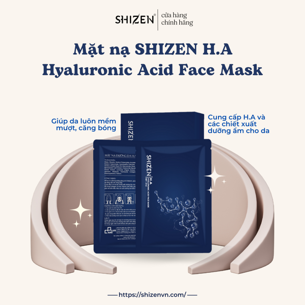 [MIẾNG LẺ] MẶT NẠ CẤP ẨM SHIZEN HA FACE MASK 27ML - SHIZEN BEAUTY ...