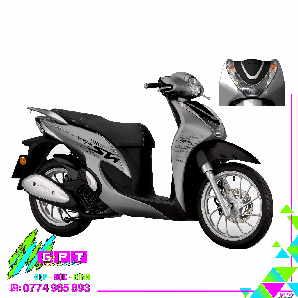 Tem Dán Xe SH mode Mẫu Limited Edition I 12 I Tem Rời Dán Trang Trí Xe ...