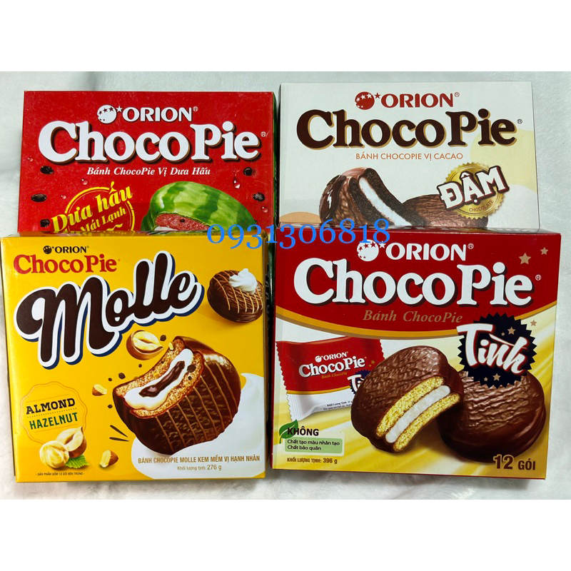 Bánh Orion ChocoPie đủ mùi( hộp 12 bánh) | Shopee Việt Nam