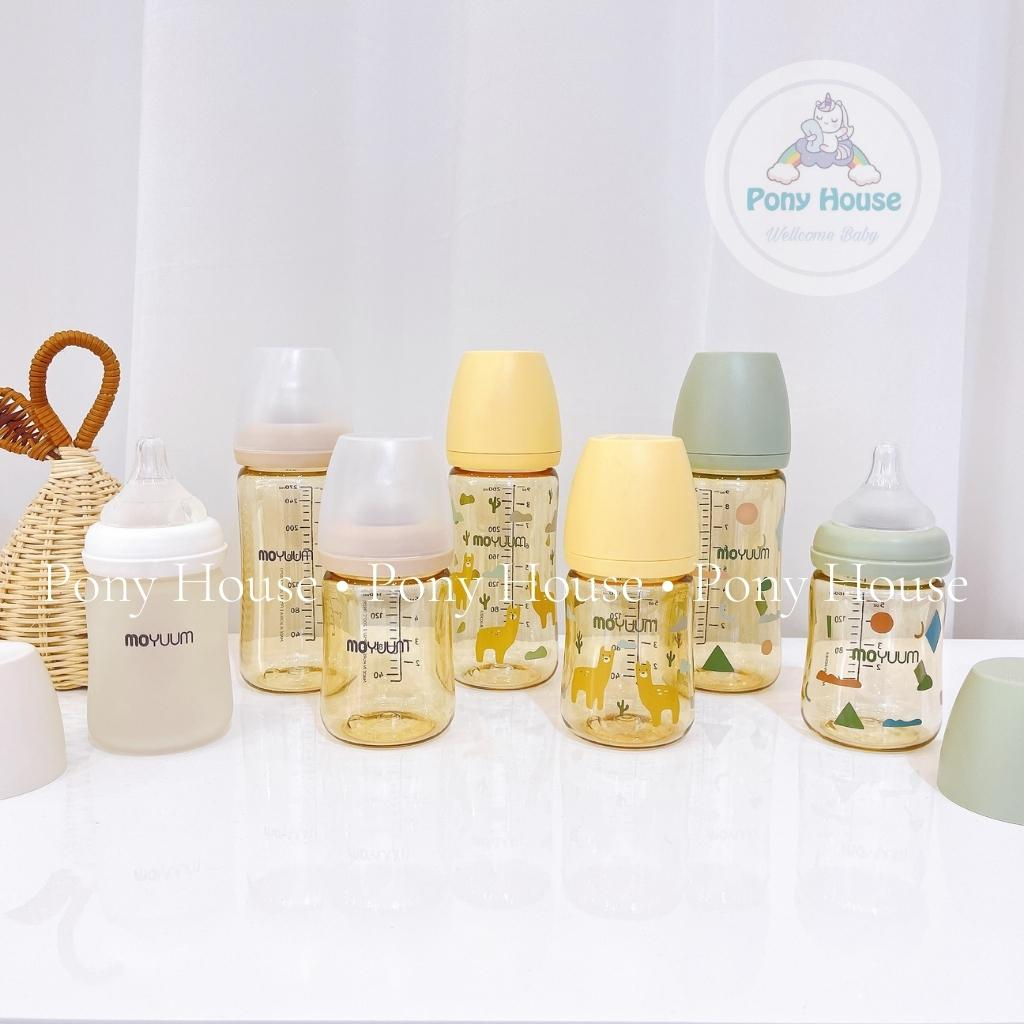 Bình sữa Moyuum mẫu mới Bình Moyuum 170ml, 270ml Cho Bé Bình sữa Moyuum họa tiết Cloud Hàn Quốc ...
