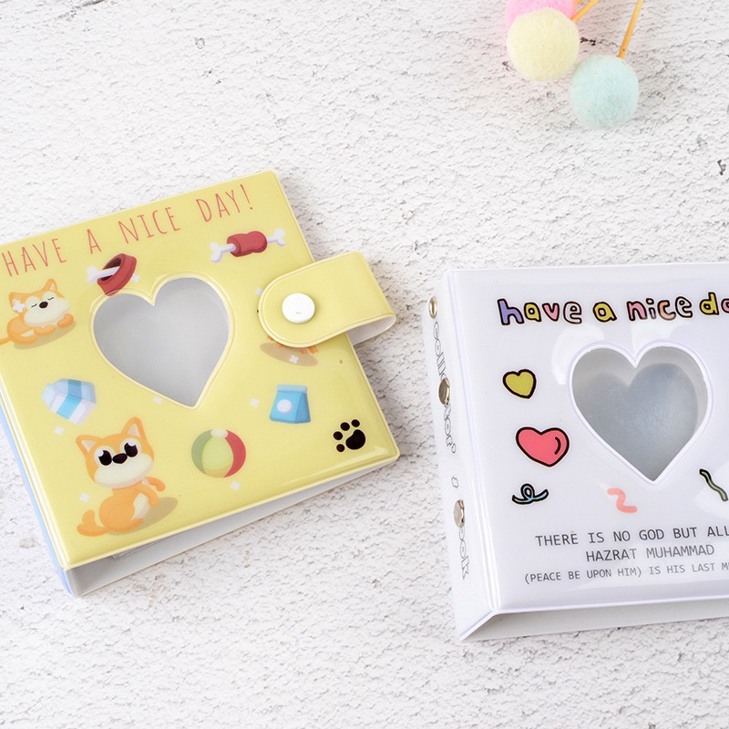 Mini Binder/Collect book Mẫu NiceDay 1 ô - Album 3 còng Đựng card (kèm ...