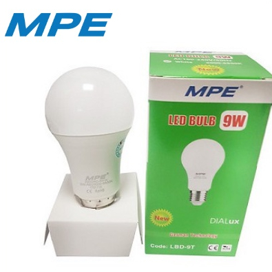 Bóng Đèn LED Bulb MPE - Ánh sáng trắng/vàng - 3w, 5w, 7w, 9w, 12, 15w ...
