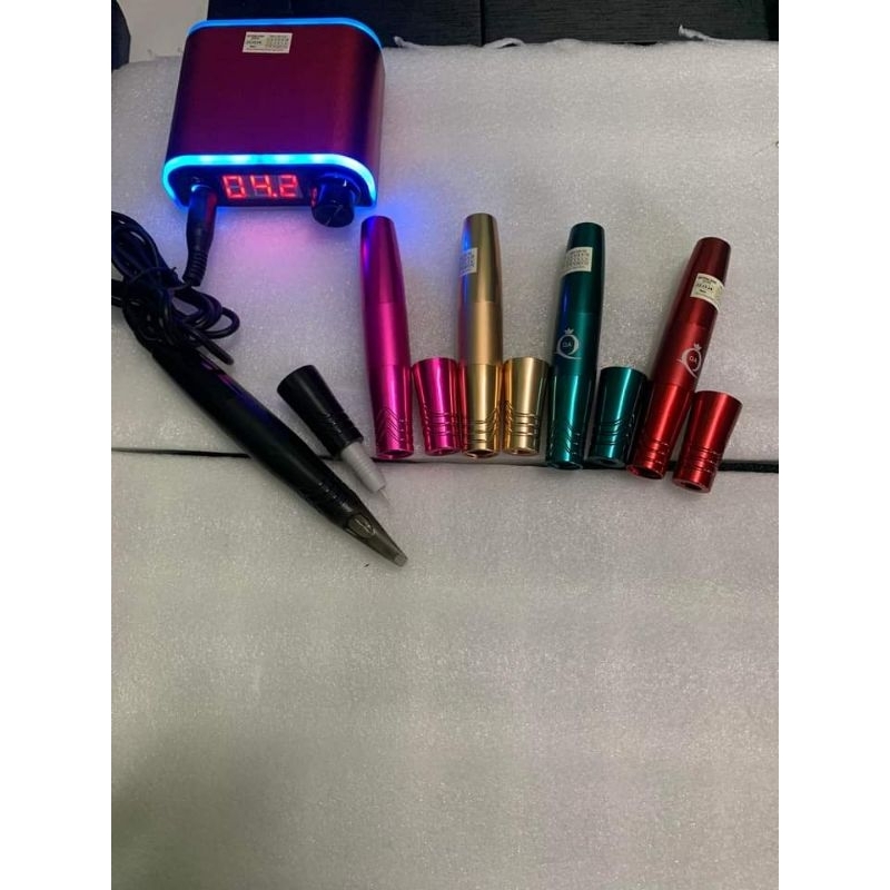 Máy pen mini 5.0 PLUS ( Dùng Kim Pen và Kim Black Pear ) phun môi xăm ...