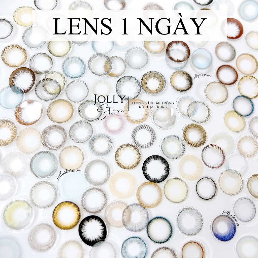 [1 DAY] Kính áp tròng 1 Ngày LUNA EYES Lens cận JOLLY từ 0-6 độ ...
