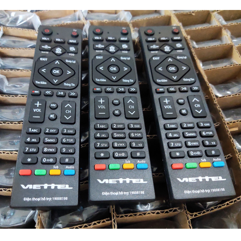 1Remote điều khiển đầu thu Viettel internet - Remote Viettel | Shopee ...