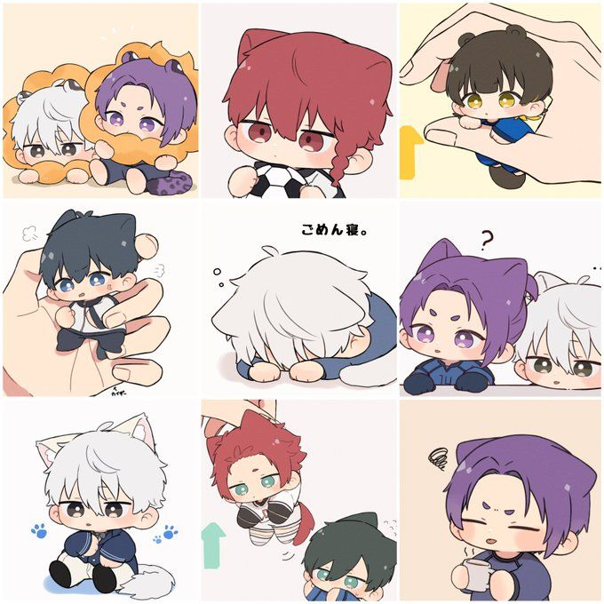 (Sẵn) Sticker, hình dán Anime blue lock mẫu mã đa dạng | Shopee Việt Nam