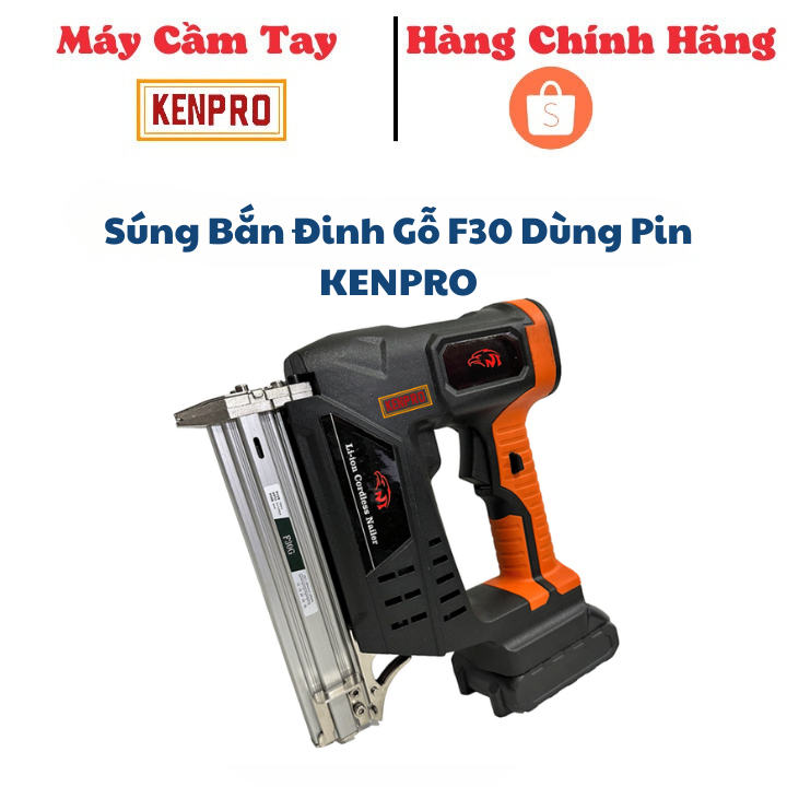 Súng Bắn Đinh Gỗ F30 Dùng Pin KENPRO | Shopee Việt Nam