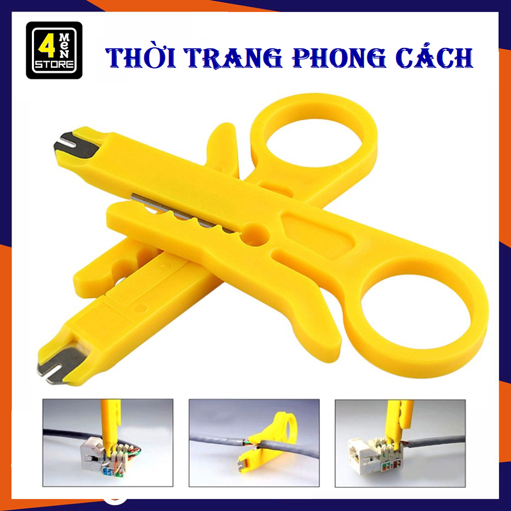 Dụng cụ Tuốt Dây Cáp Mạng UTP , kìm Bấm lỗ Cắt dây cáp mạng / Dao tuốt ...