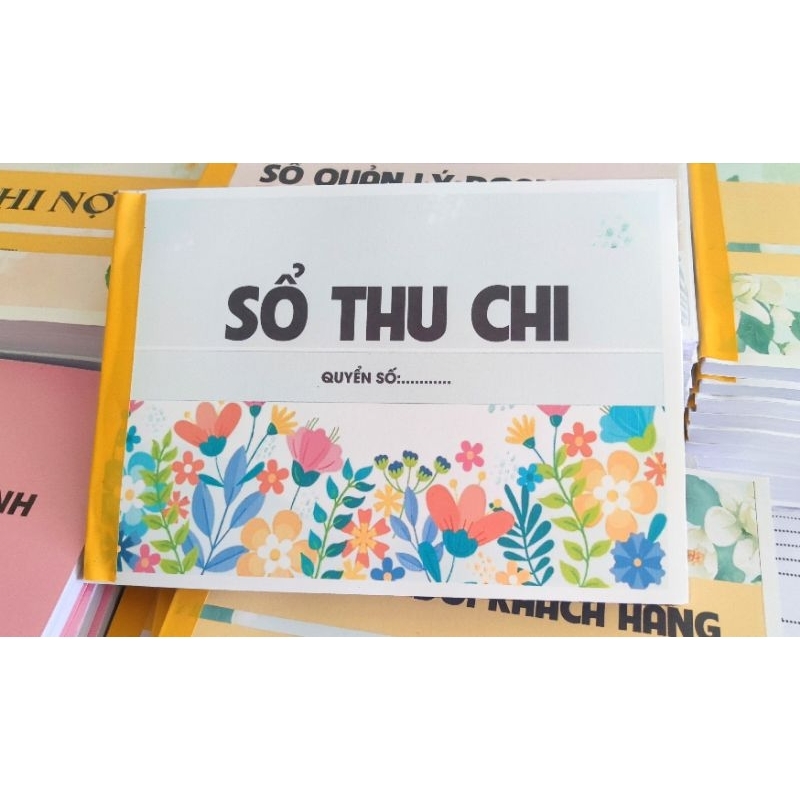 Sổ Thu Chi 1 cuốn 100 tờ, quyển a5, a4 giá rẻ, bìa đẹp | Shopee Việt Nam