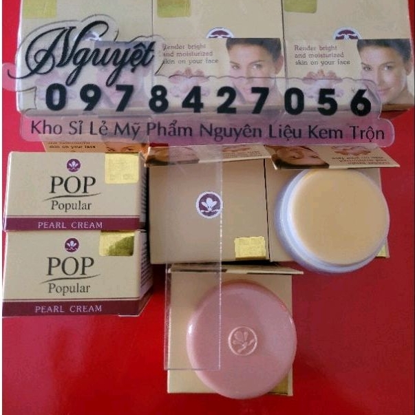 sỉ 12 hộp kem Pop popular ngọc traj thái lan chính hãng | Shopee Việt Nam