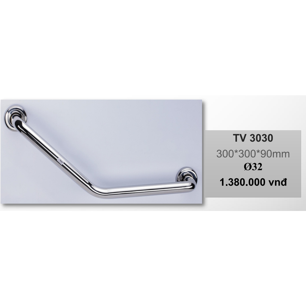 Tay vịn phòng tắm inox 304 BAO BN 3030 , Ống phi 32 | Shopee Việt Nam
