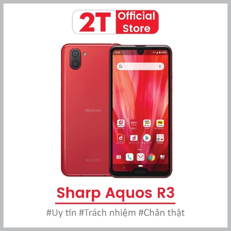 Điện thoại Sharp Aquos R3 màn hình phân giải 2k 120Hz, chip Snapdragon 855 2 sim giá rẻ | Shopee ...