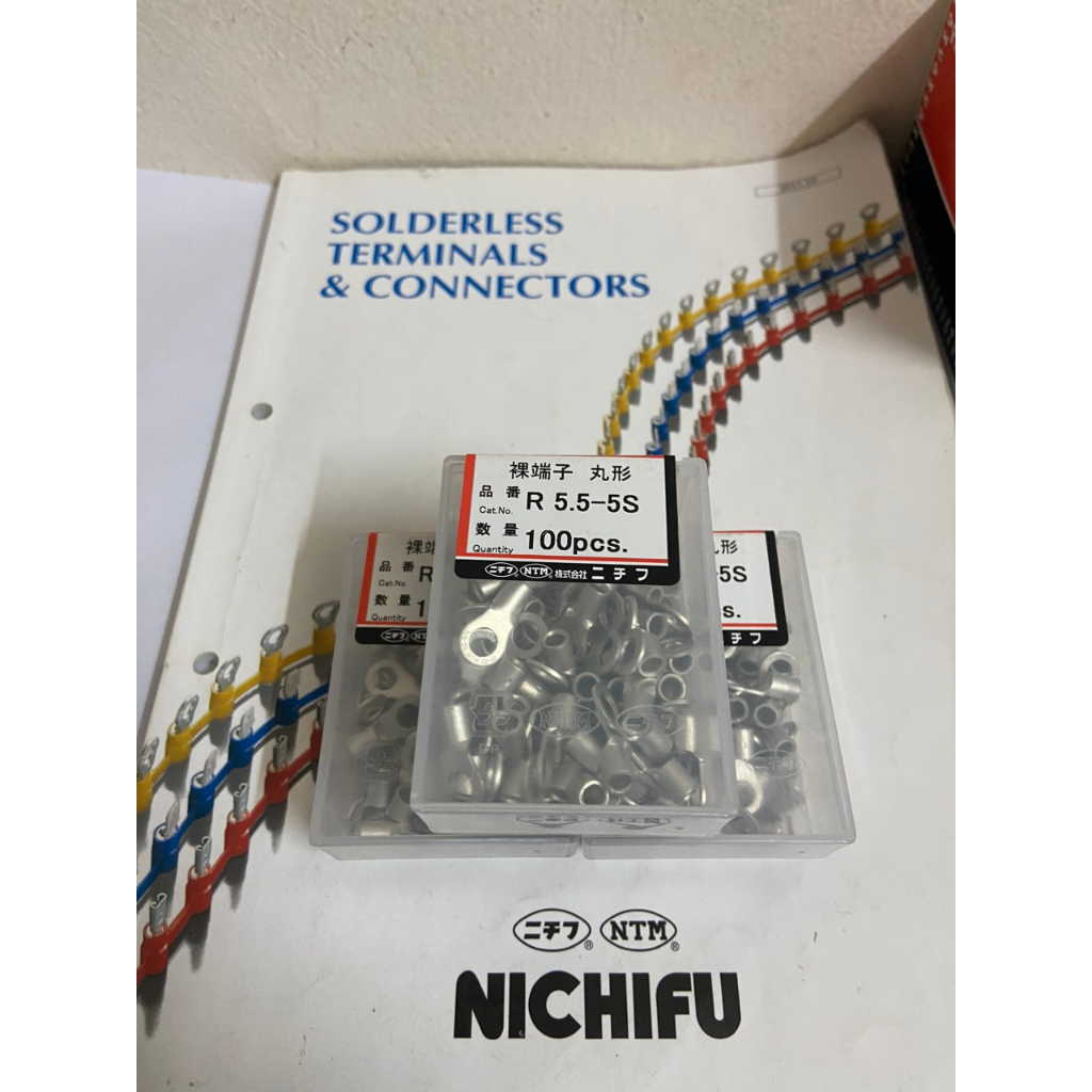 Đầu Cosse Nichifu mã R5.5-3.5N, R5.5-3M, R5.5-4N, R 5.5-5, R 5.5-5S, R 5.5-6, R5.5-8S/ Đầu bấm ...