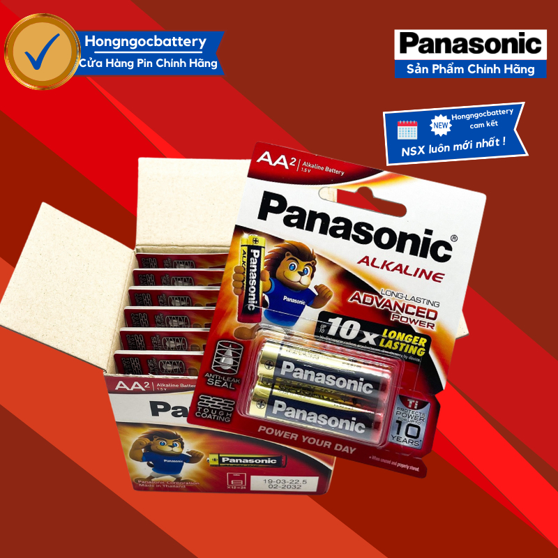 Hộp 24 viên Pin AA , Pin AAA 1,5V Panasonic Alkaline - Hàng chính hãng ...