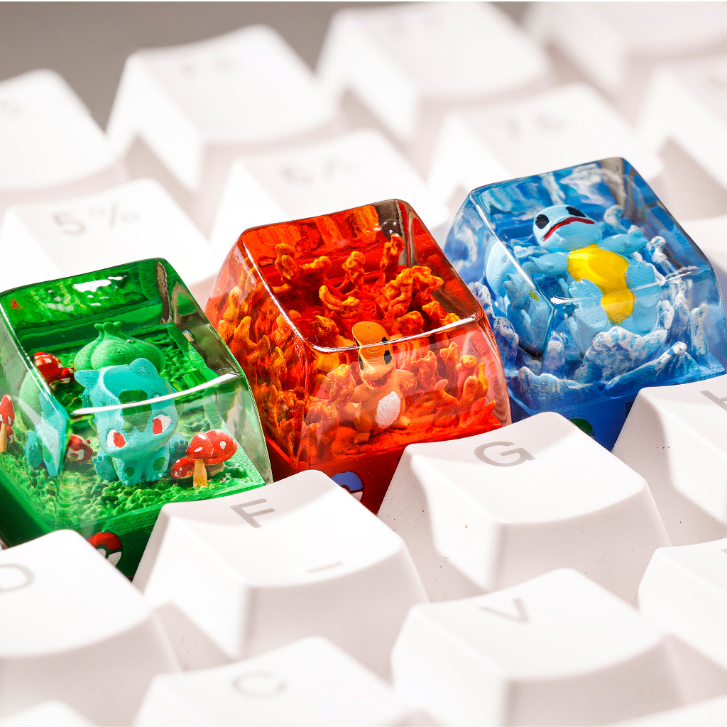 Combo 3 Keycap Resin Pokemon dành cho bàn phím cơ | Shopee Việt Nam