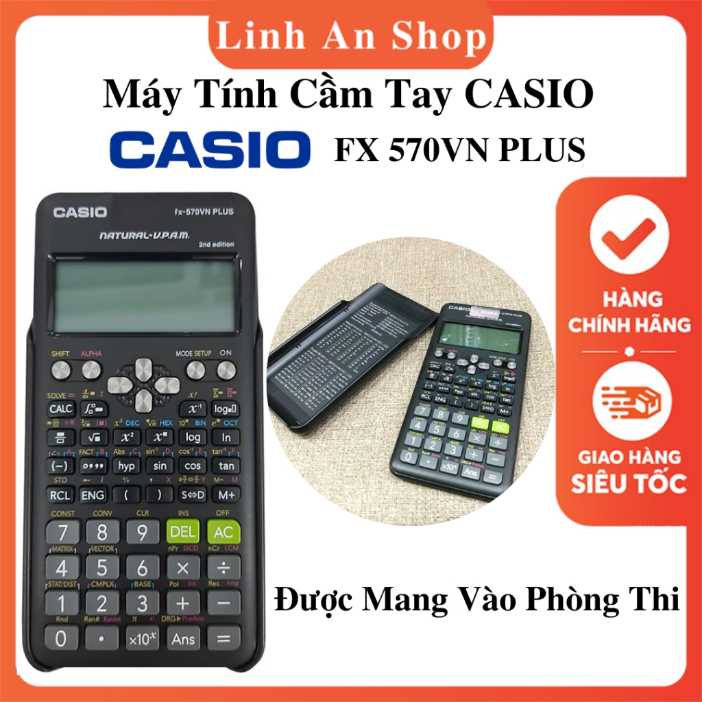 Máy tính Bỏ Túi Casio FX 570VN PLUS (NEW) - 2ND Edition - Dùng Cho Học ...