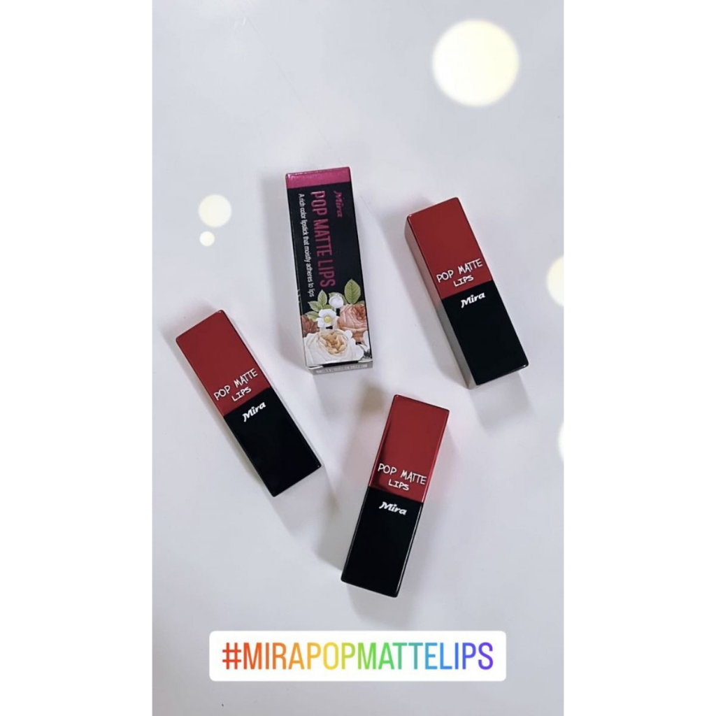 Son Môi Bền Màu Lâu Trôi Mira Pop Matte Lips B711 | Shopee Việt Nam
