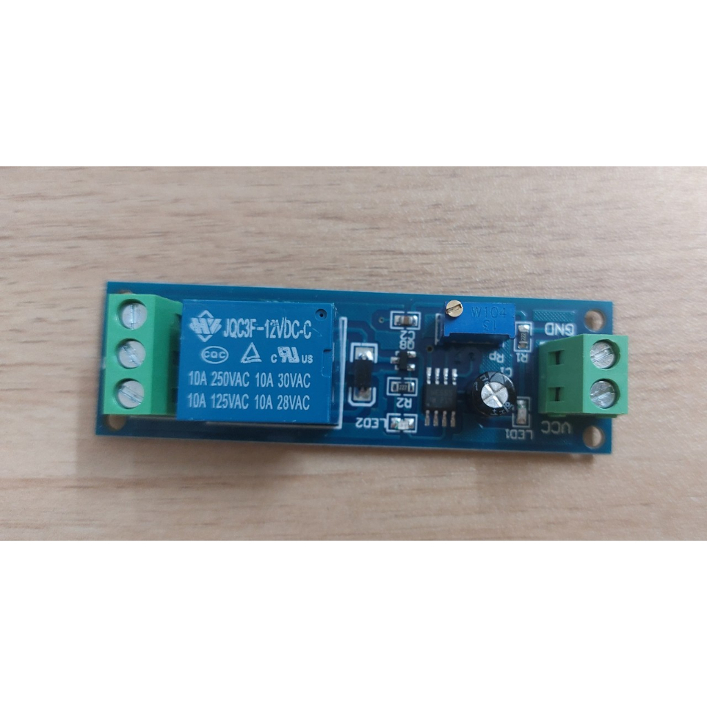 Mạch tạo thời gian trễ relay NE555 12Vdc | Shopee Việt Nam