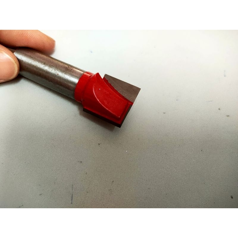 Mũi phay router đáy thẳng, mũi phay ba dao cốt 12.5mm đầu 20li,22li ...