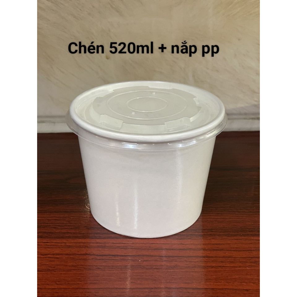 50 cái chén 520ml + nắp PP | Shopee Việt Nam