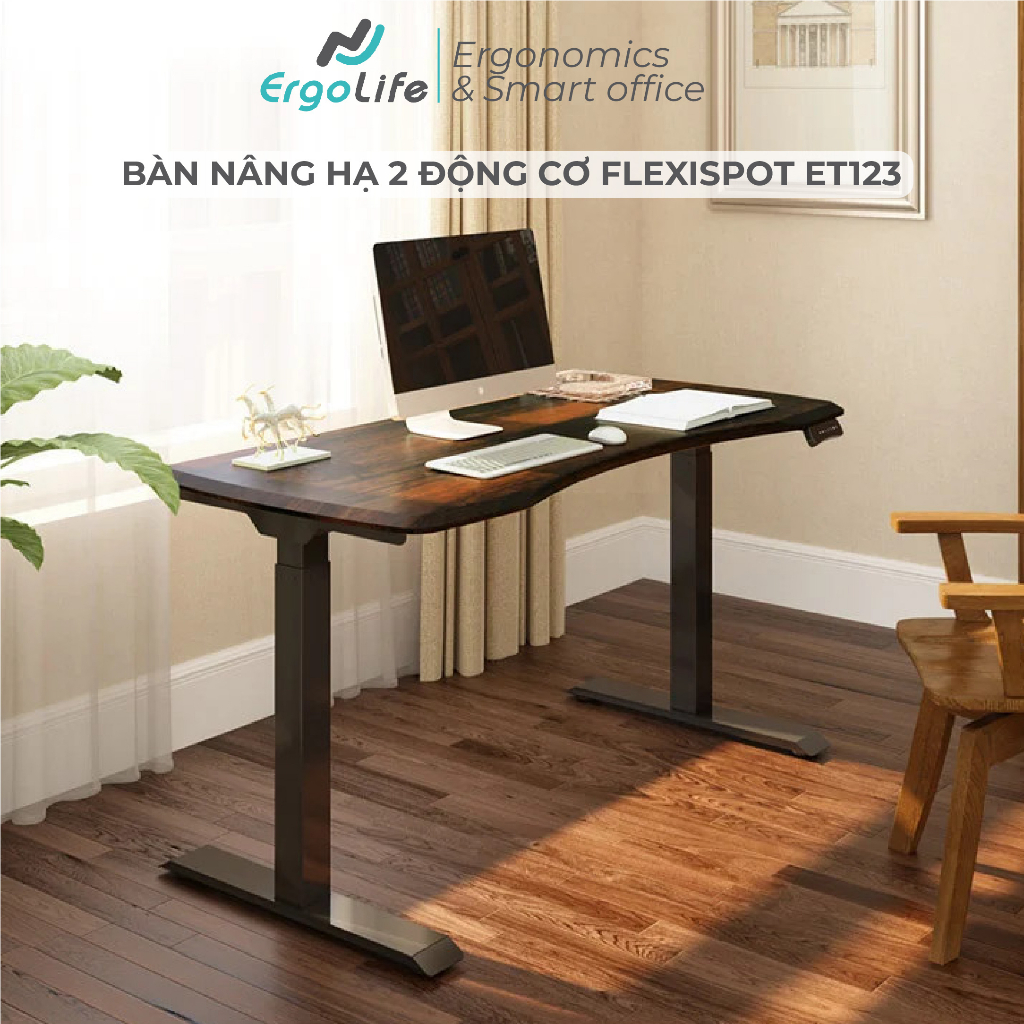 Chân Bàn Nâng Hạ Ergonomic Flexispot ET123 2 motor | Shopee Việt Nam