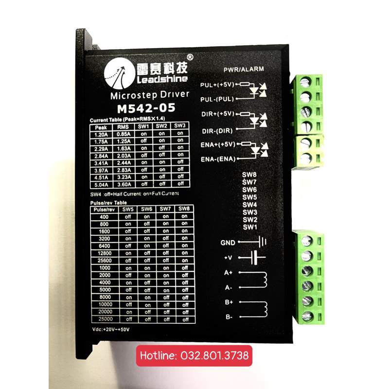 Driver điều khiển động cơ bước DM542-05 learshine | Shopee Việt Nam