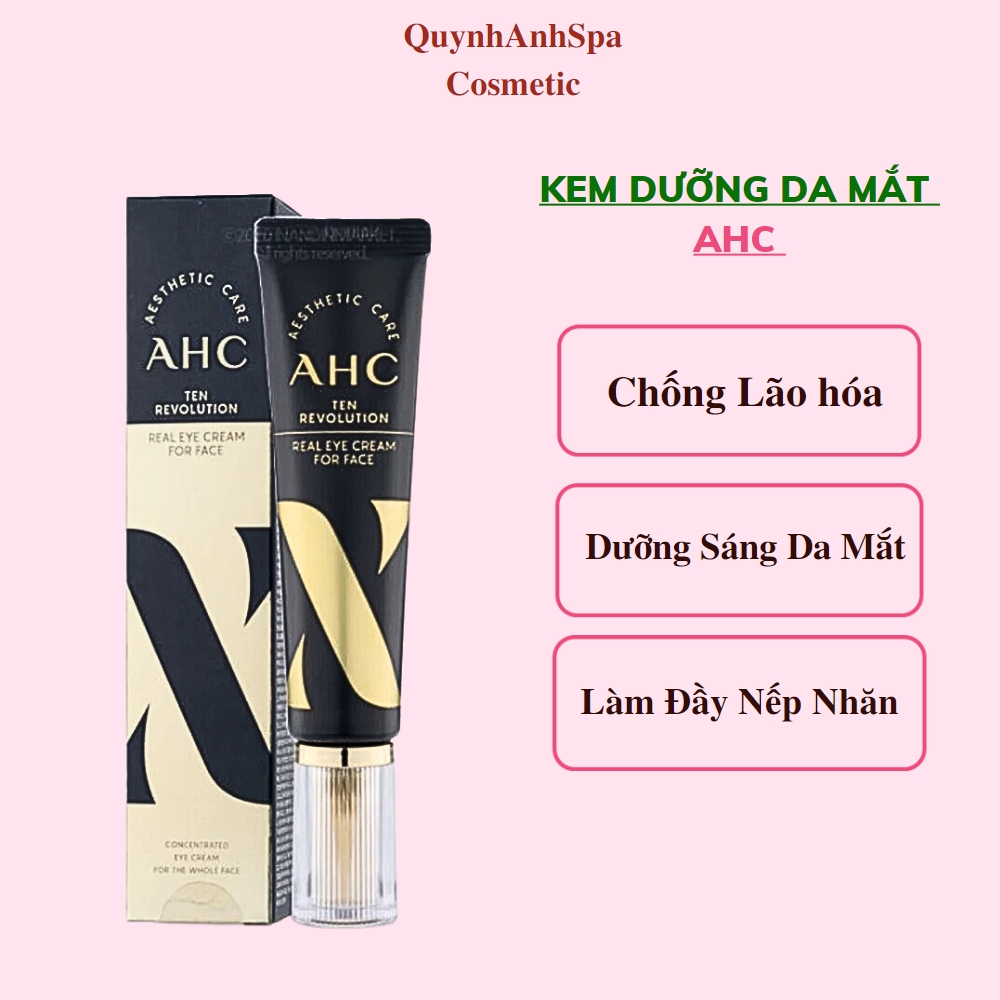 Kem Dưỡng Da Mắt AHC, Dưỡng trắng, loại bỏ quầng thâm, chống lão hóa quynhanhspa20 12ml và 30ml ...