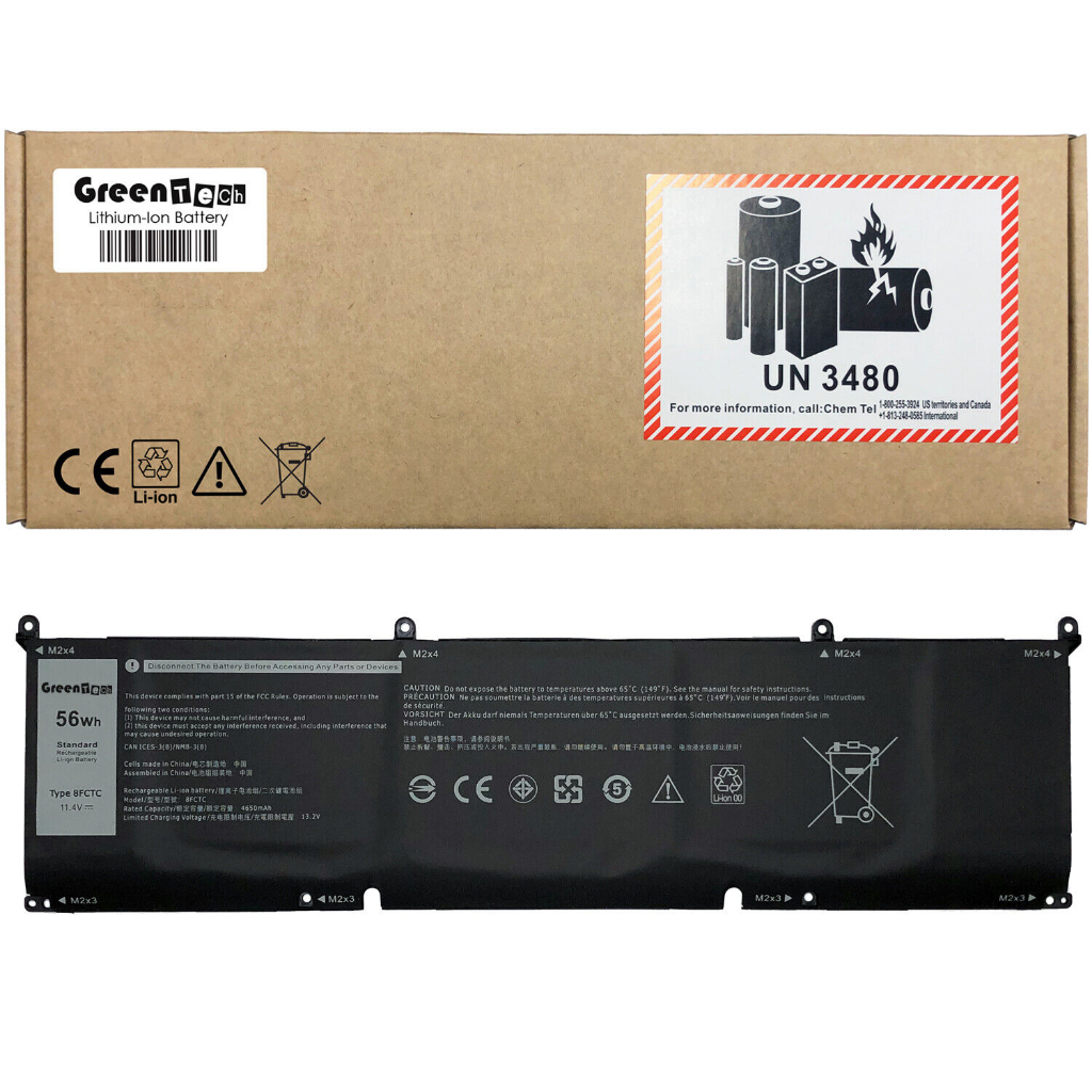 Pin Laptop Dell G15 5510 5515 XPS 9500 9510 DVG8M P8P1P 8FCTC 69KF2 ...