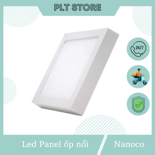 Đèn Led Panel ốp Trần nổi loại vuông NPL - 12W, 18W, 24W Nanoco ...