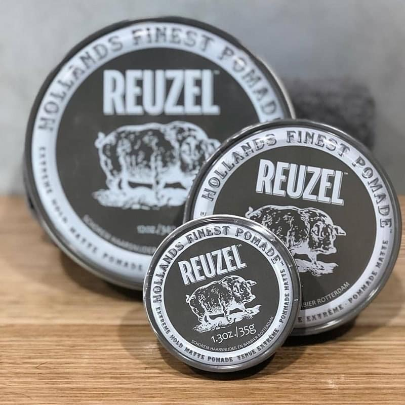 Sáp Vuốt Tóc Reuzel Extreme Hold Matte Pomade Chính Hãng | Shopee Việt Nam