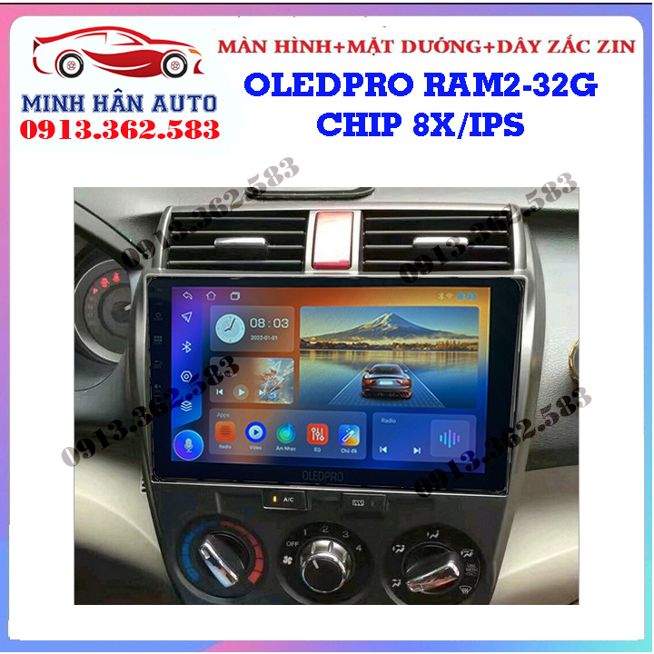 Bộ màn hình Android OLEDPRO WIFI RAM 2G ROM 32G cho xe HONDA CITY 2012,2013, màn 10 inch kết nối ...