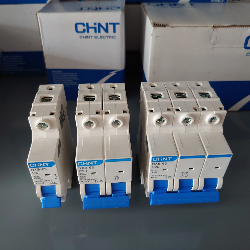 CHINT Aptomat MCB NXB-63 6A, 10A, 16A, 25A, 32A, 40A, 50A, 63A, | Shopee Việt Nam