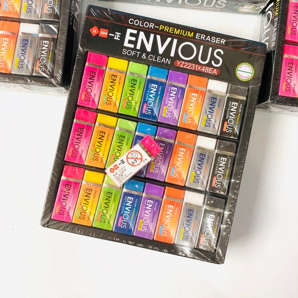 3 Viên Gôm Tẩy Dẻo Envious Màu Sắc Bắt Mắt | Shopee Việt Nam