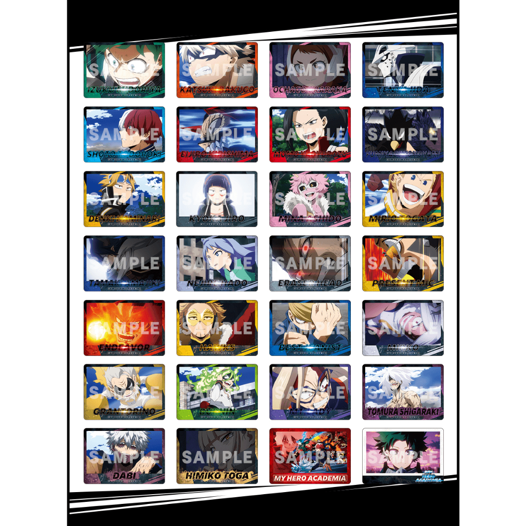 [Tanpopo] Gói Thẻ nhân phẩm mha metal , clear collection mha my hero ...