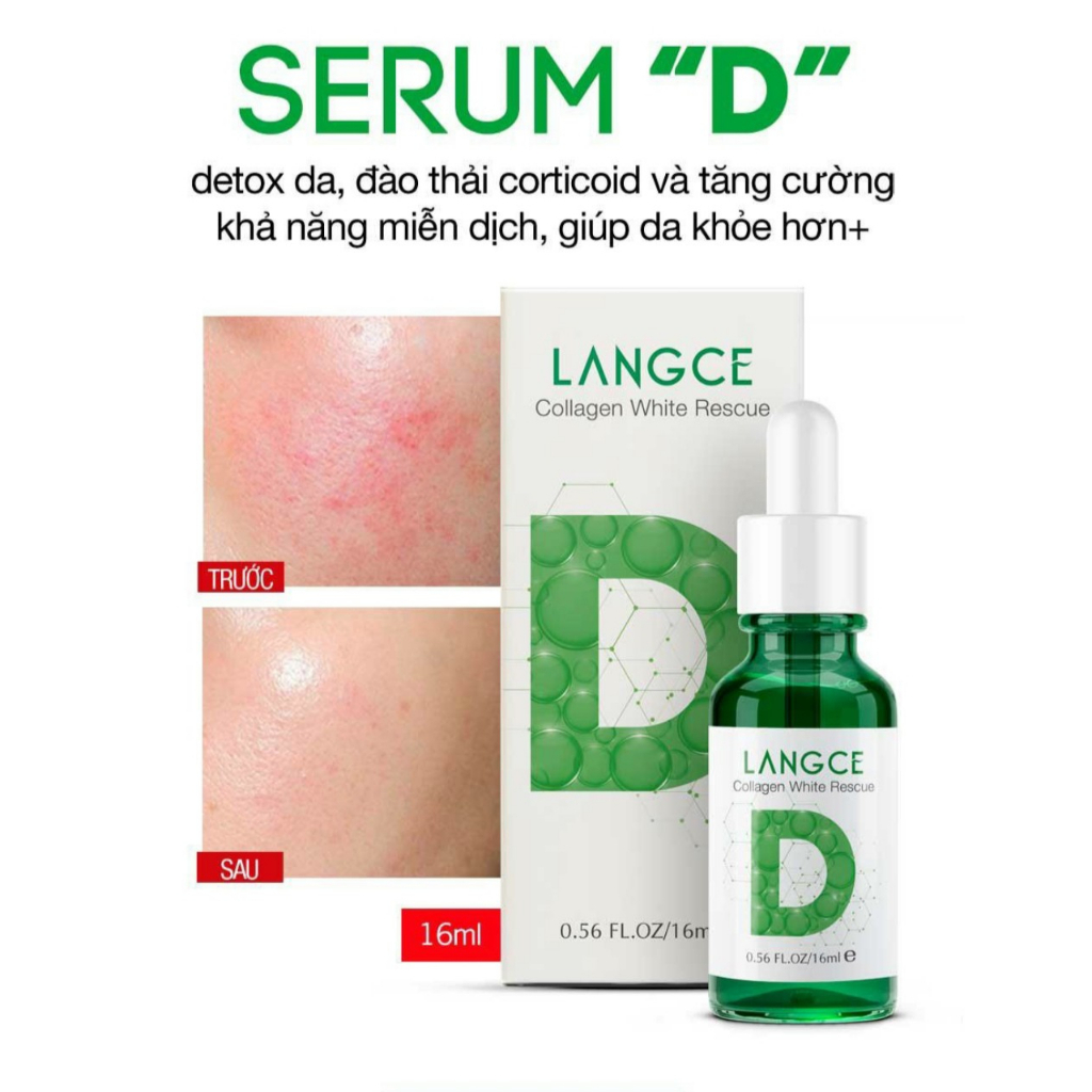 Serum Phục Hồi Da, Serum Detox Da, Đào Thải Corticoid Langce, Serum ...