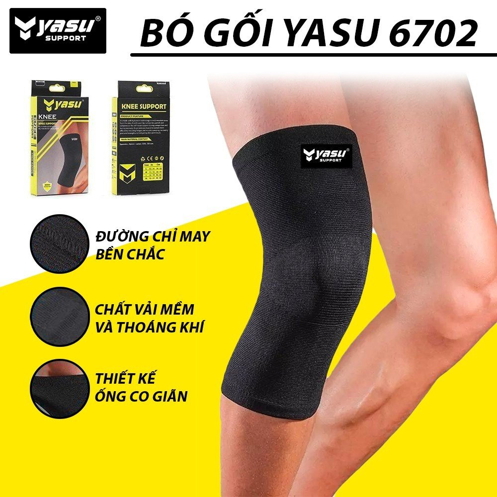 Bó gối xỏ bảo vệ đầu gối thể thao Yasu 6702 (1 chiếc) | Shopee Việt Nam