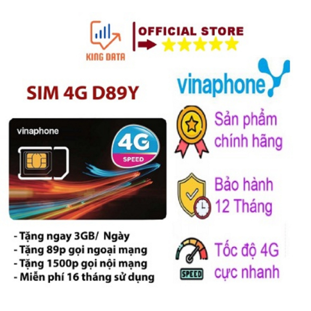 SIM 4G VINAPHONE D89Y TẶNG 4GB/ NGÀY, TẶNG 89P GỌI NGOẠI MẠNG, 1500P NỘI MẠNG, MIỄN PHÍ SỬ DỤNG ...