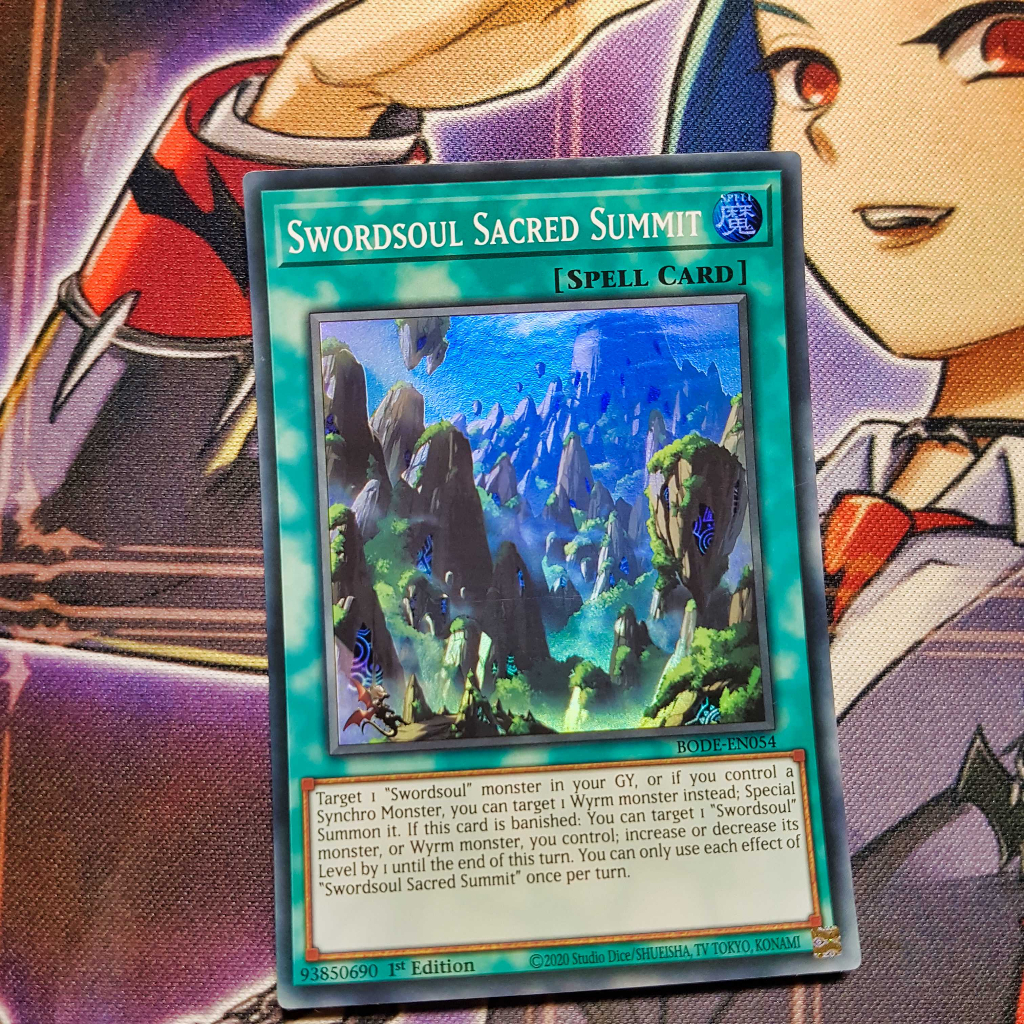Thẻ bài Yugioh chính hãng | Swordsoul Sacred Summit | BODE Super Rare | Shopee Việt Nam