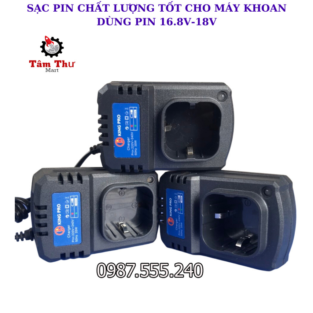 Đế sạc pin 4 cell 16.8V Kingpro cho máy khoan pin | Shopee Việt Nam