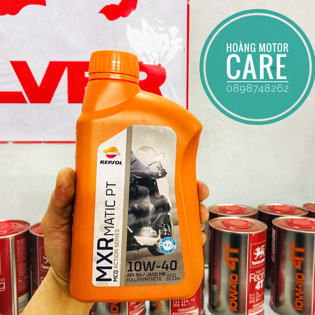 Nhớt Cao Cấp Dành Cho Xe Máy Tay Ga REPSOL MXR MATIC PT Fully Synthetic ...
