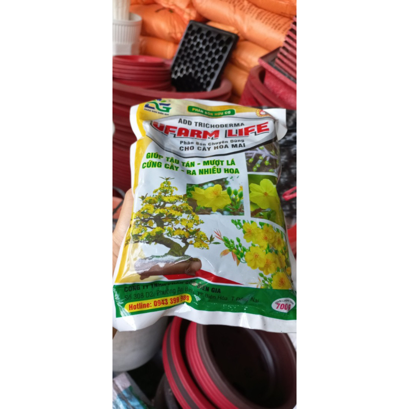 Phân bón Cho Mai Ufram Life ADD TRICHODERMA Kích Thích Mượt lá, cứng ...