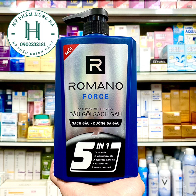 Dầu gội Romano Force Anti-Dandruff Shampoo, dầu gội nước hoa nam giới ...