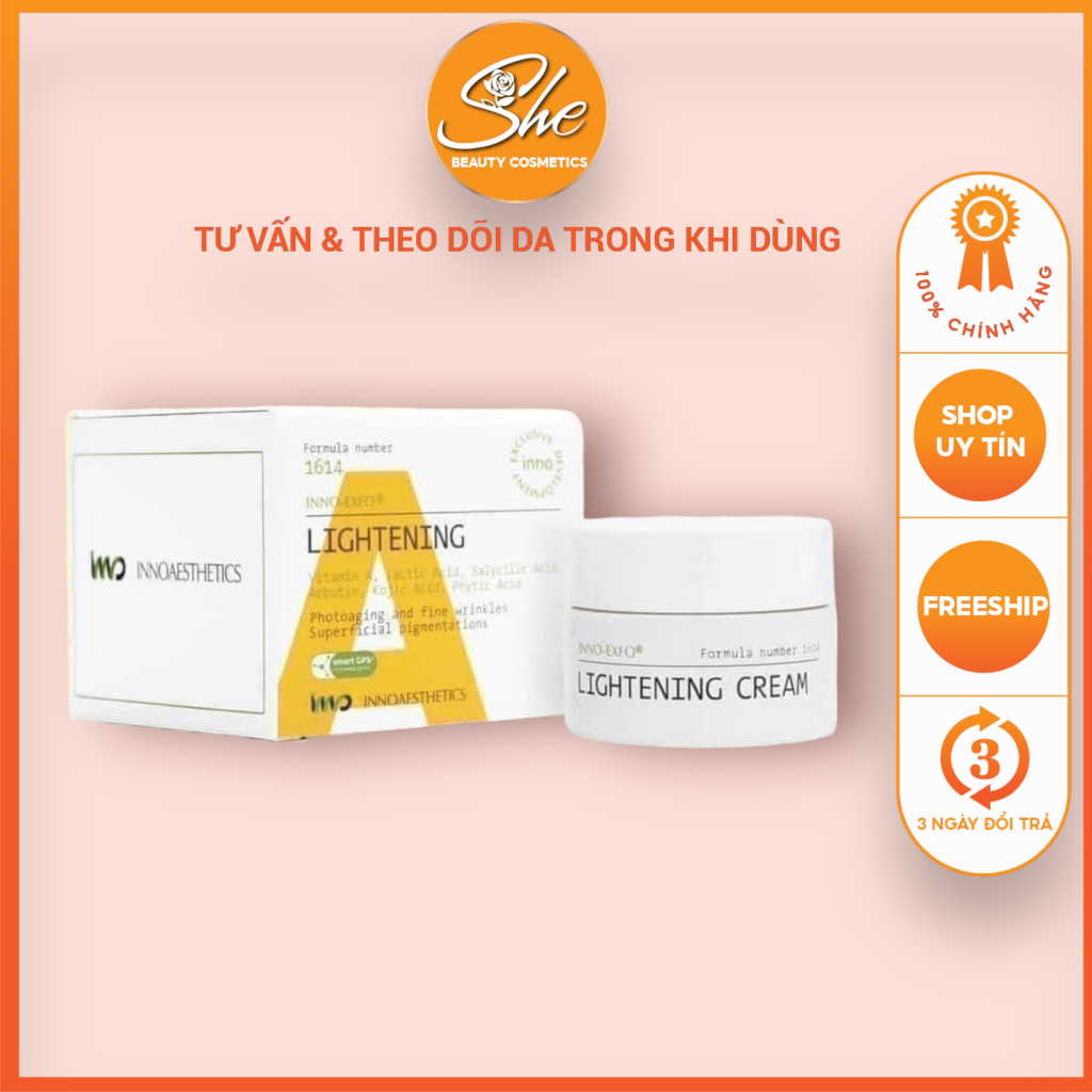 Innoaesthetics,Kem peel Vitamin A 5% Inno LIGHTENING Tái Tạo Đều Màu Da ...