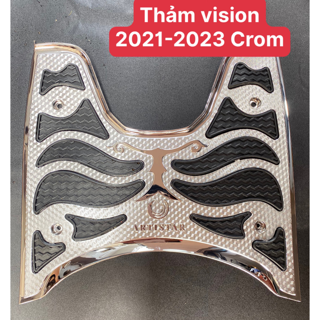 Thảm Vision 2021-2024 Để Chân Xi Crom Hàng Artistar Cực Xịn | Shopee ...