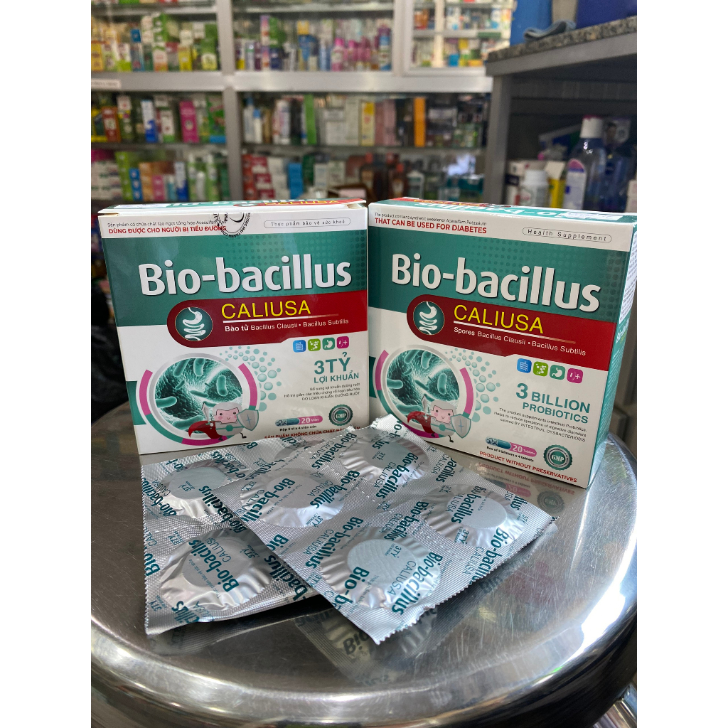 Bio-Bacillus bổ sung men - Hộp 20 viên sủi | Shopee Việt Nam