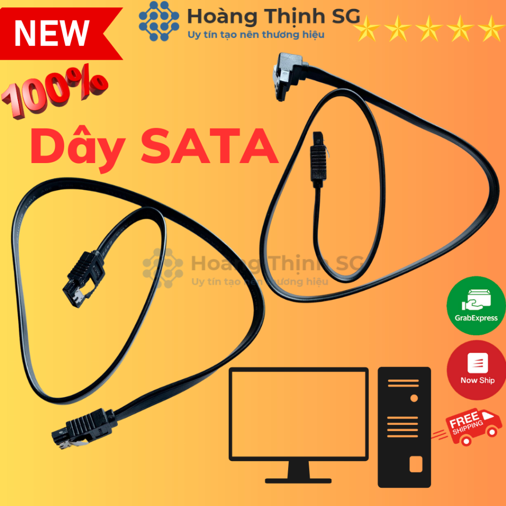 Dây SATA 3, cho ssd và hdd 6gb/s, dây sata dùng cho ổ cứng chuẩn 2.5in ...