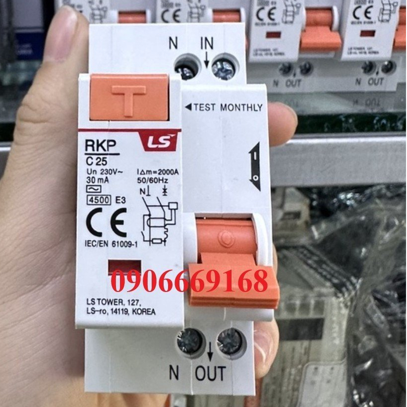 RCBO Chống Rò RKP 1P+N 20A 25A 32A Hiệu LS ( CHÍNH HÃNG ) | Shopee Việt Nam