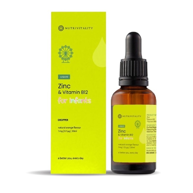 Kẽm giọt ZinC và vitamin B12 Nutrivitality, Biocare UK 30ml | Shopee ...
