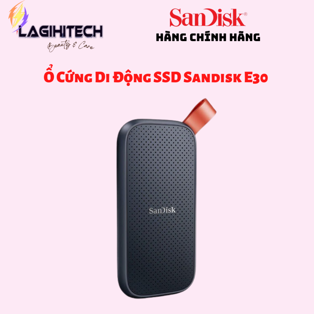 Ổ Cứng Di Động SSD Portable Sandisk E30 480GB / 1TB / 2TB (Bảo Hành 3 Năm) | Shopee Việt Nam